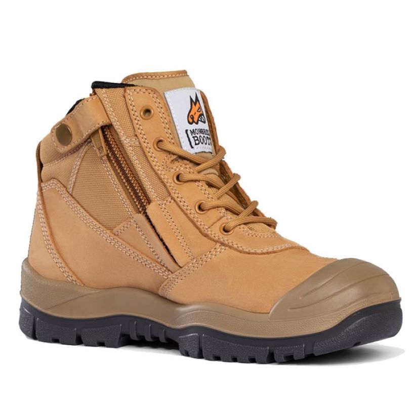 Mongrel Lace/Zip Ankle Safety Boot + Scuff - 461050 – Workboot Warehouse