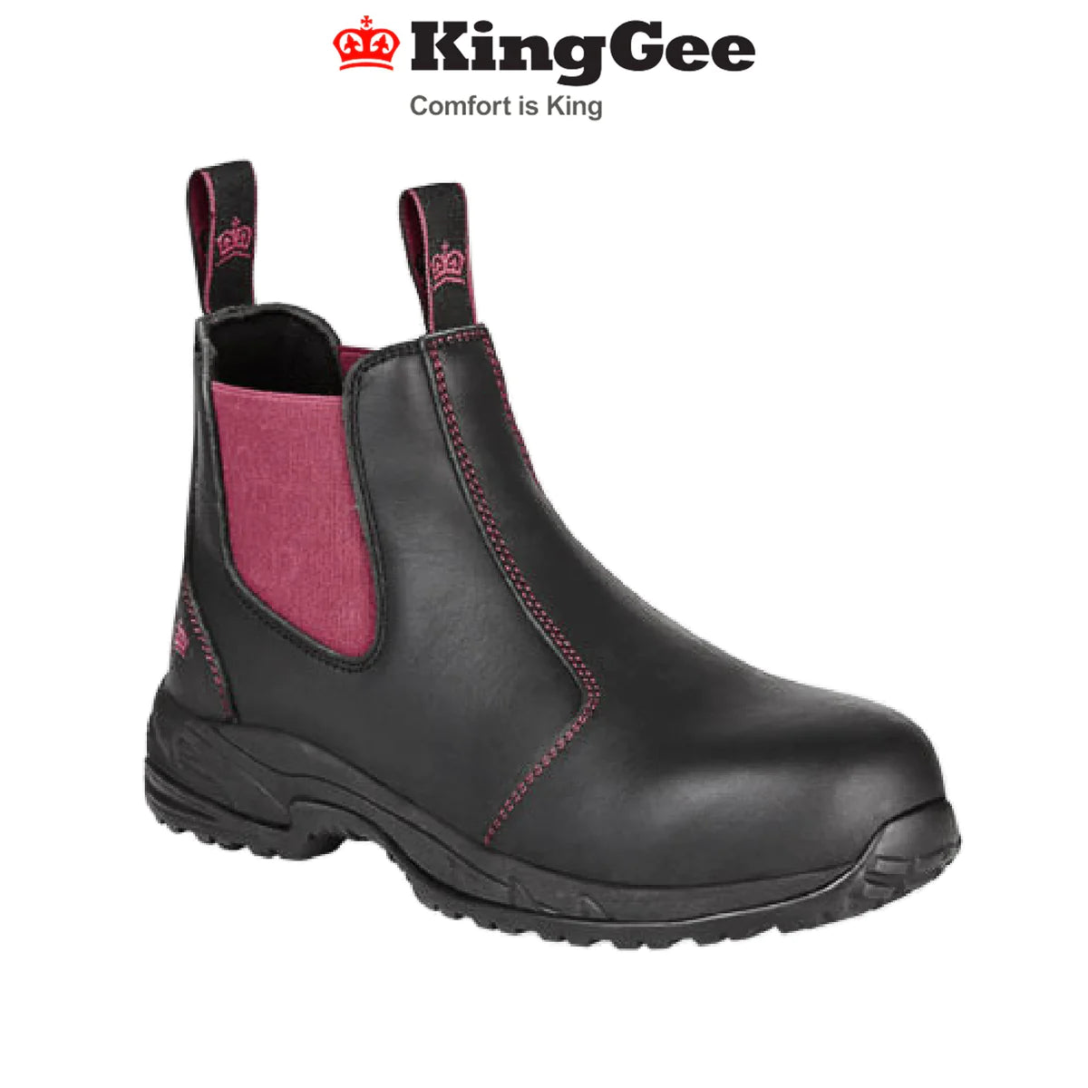 King Gee Ladies TRADIE Slip-On Safety Boot - K27390 – Workboot Warehouse