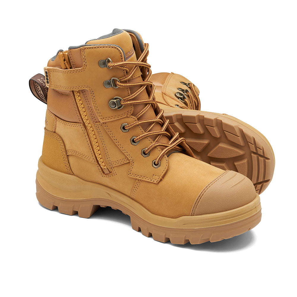 Blundstone RotoFlex Nubuck Zip/Lace Safety Boot - 8060 – Workboot Warehouse