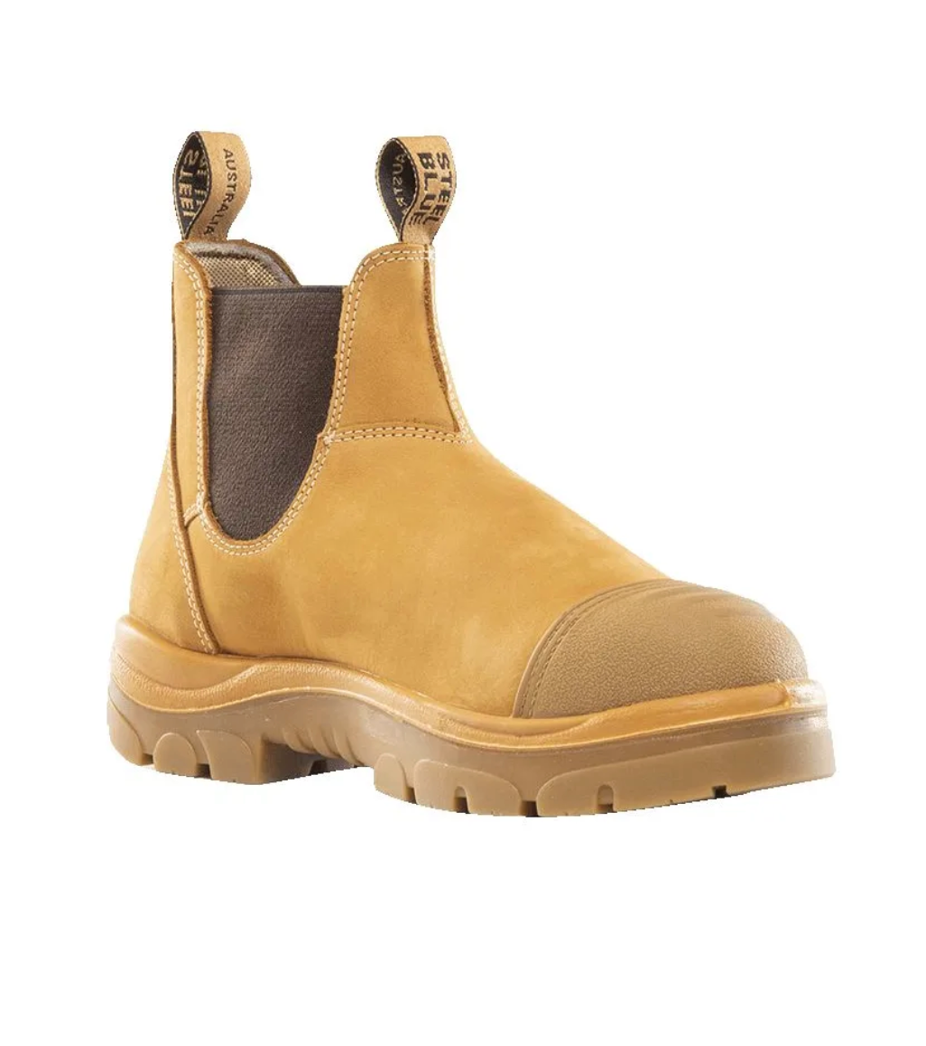 Steel Blue Hobart Slip On Scuff Cap Safety Boot - 312601 – Workboot ...
