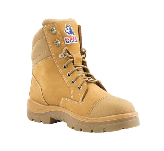 Steel Blue Southern Cross Lace-Up Safety Boot + Scuff - 312660 ...