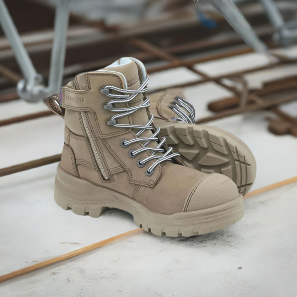 Blundstone Ladies RotoFlex Nubuck Zip/Lace Safety Boot - 8863 ...