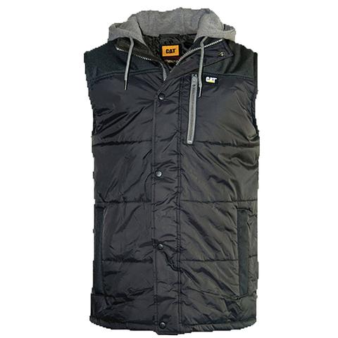 CAT Hooded Work Vest - 1320008 – Workboot Warehouse