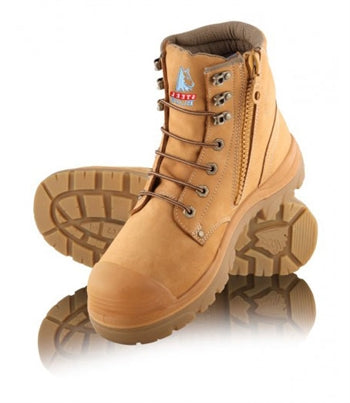 Steel Blue Argyle Zip/Lace Safety Boot + Scuff - 332152 – Workboot ...