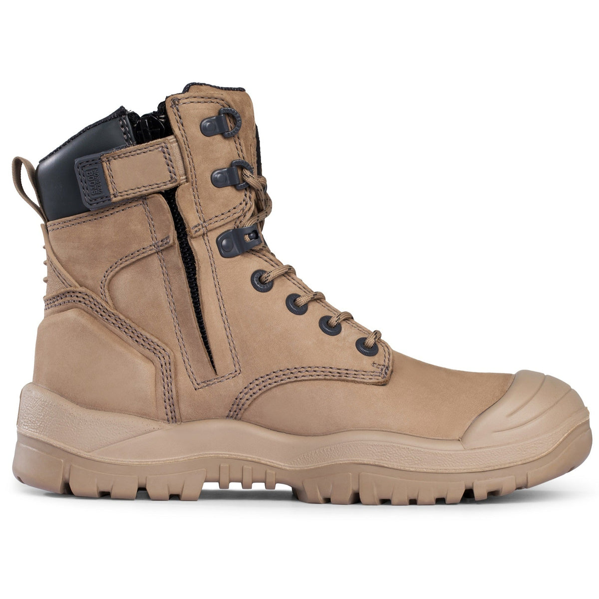 Mongrel High Leg Vibram Lace/Zip Safety Boot + Scuff - 561060 ...