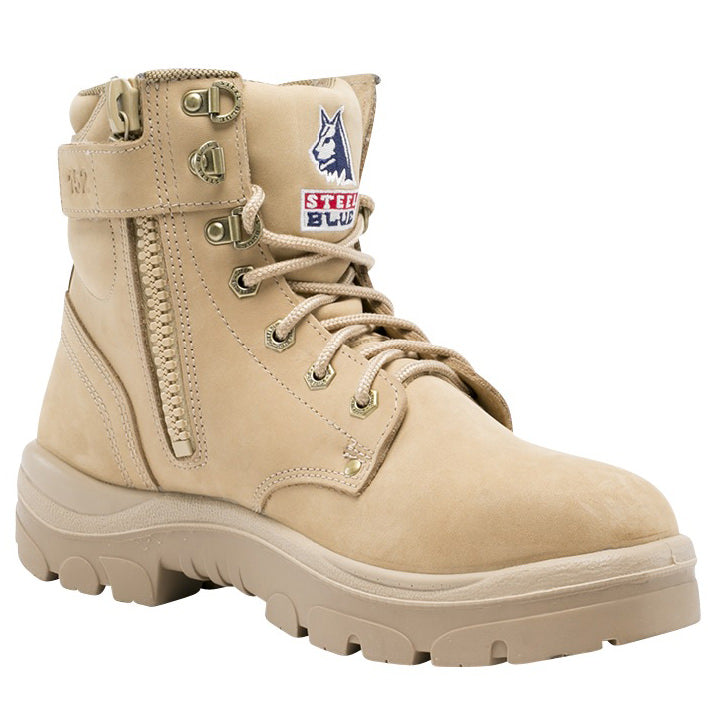 Steel Blue Argyle Zip/Lace Safety Boot - 312152 – Workboot Warehouse